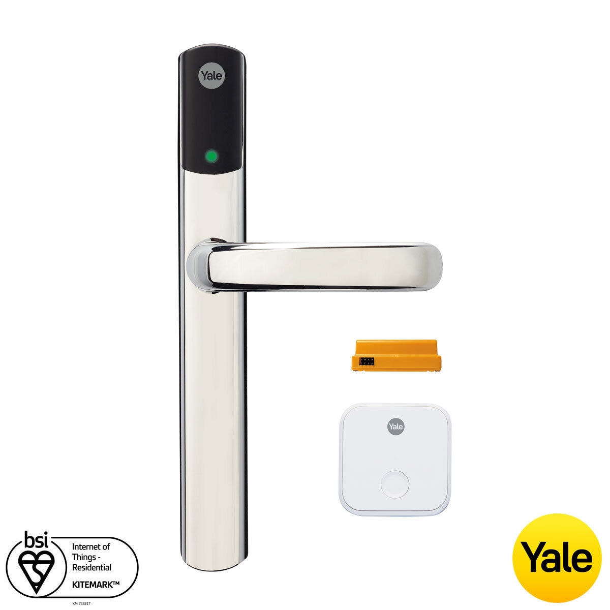 Yale Conexis L2 Smart Lock in Chrome With Access Module and Connect Wi ...