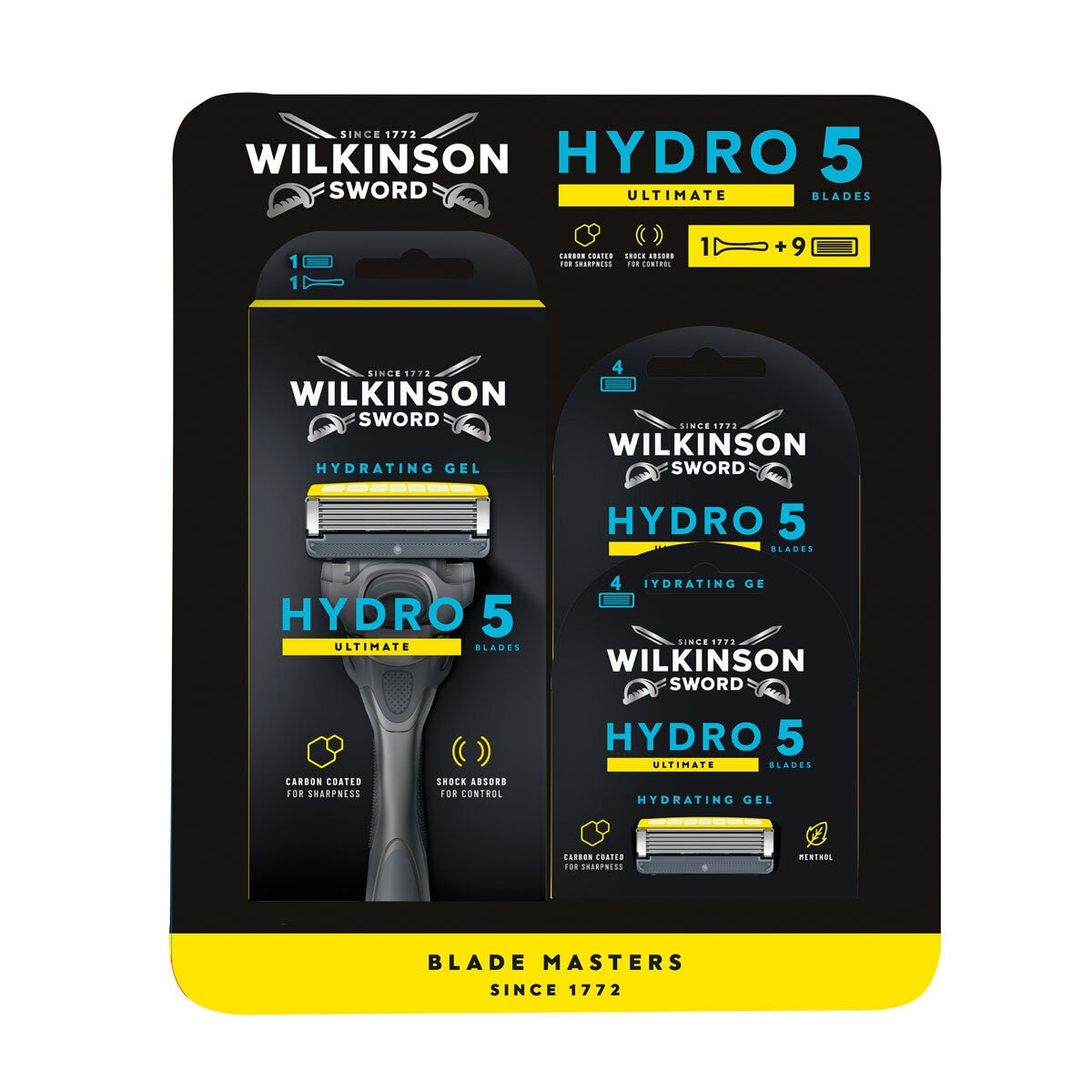 Wilkinson Sword Hydro 5 Ultimate, 9 Blades + Handle – CHERISH LEWIS
