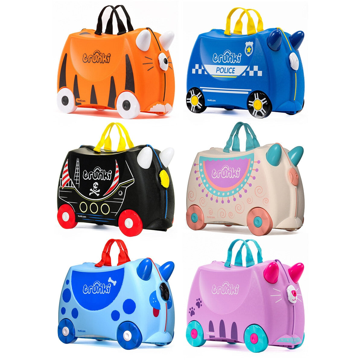 Trunki Ride on Hardside Case in 6 Designs (3-6 Years) – CHERISH LEWIS