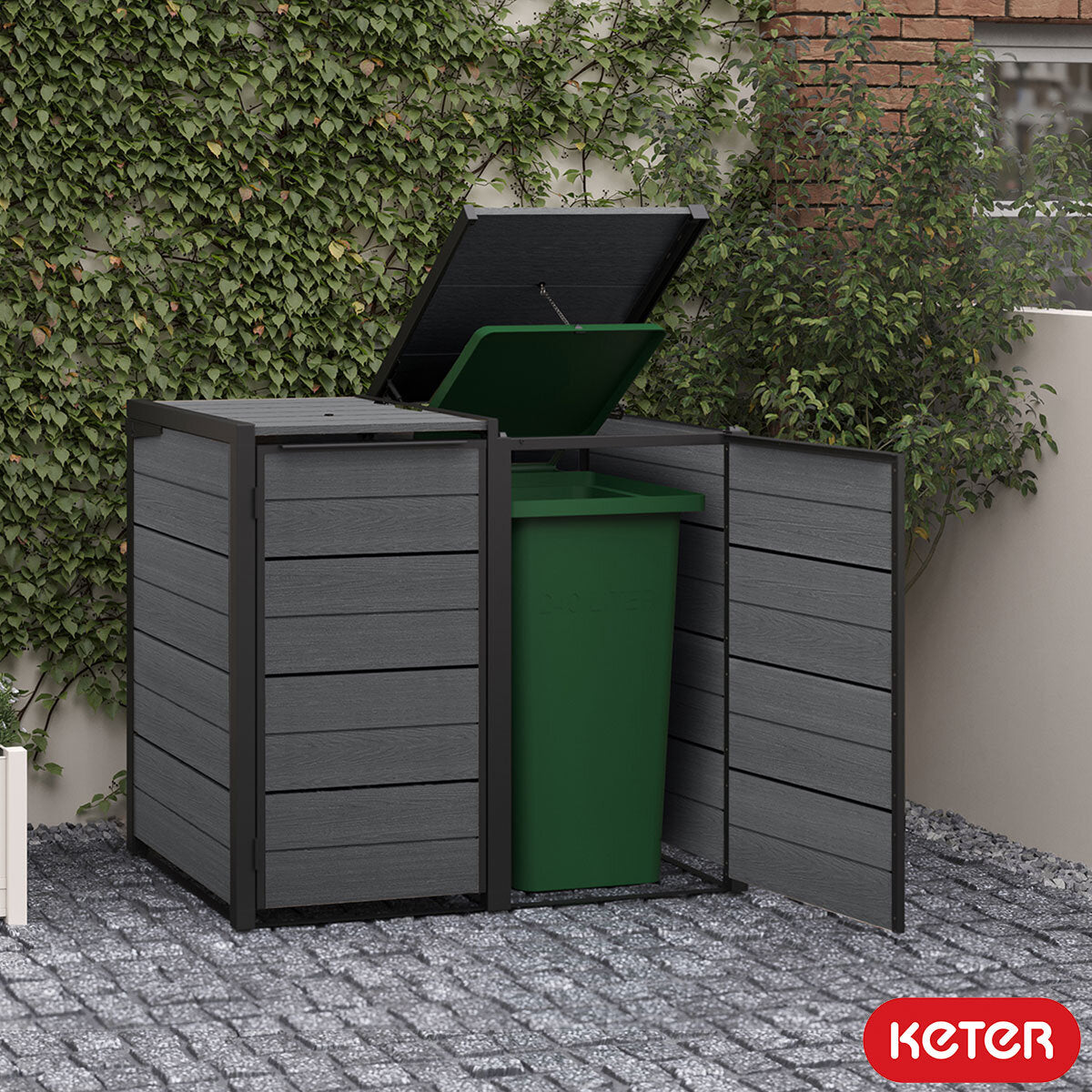 Keter Cortina Hide Away Bin Store (2 Sections) – CHERISH LEWIS