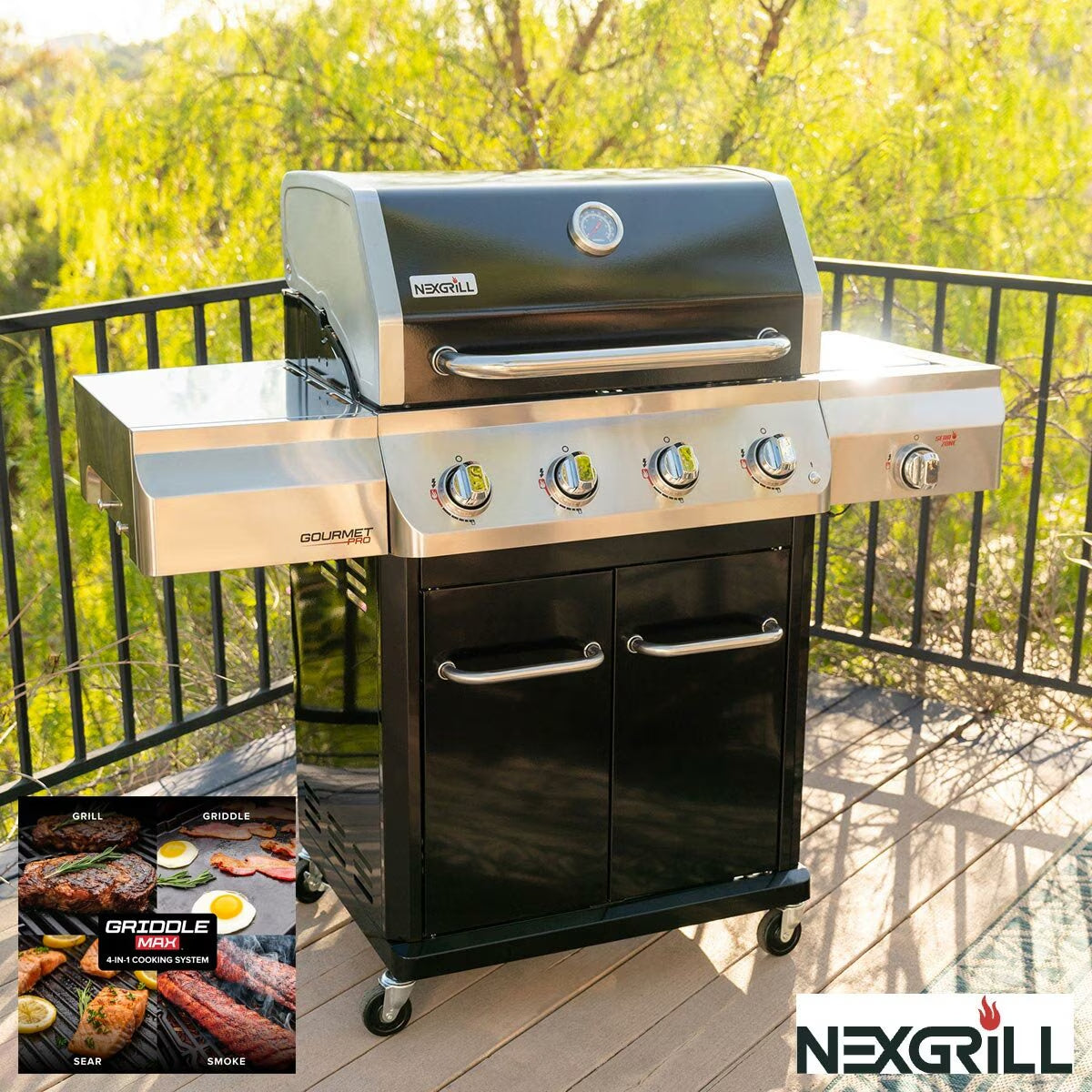 Nexgrill Gourmet Pro 5 Burner Gas Barbecue Grill + Cover – CHERISH LEWIS