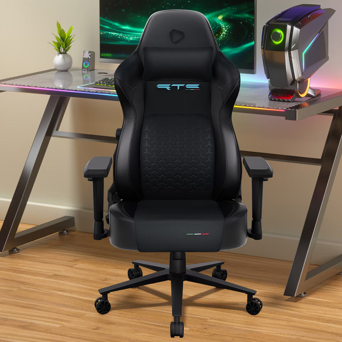 ONEX RTC Ergoglide Gaming Chair, Black – CHERISH LEWIS