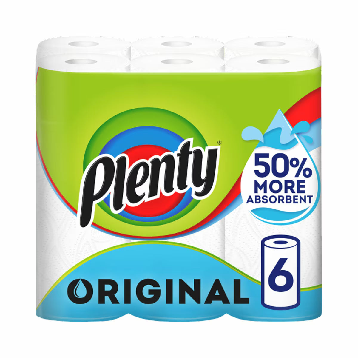 Plenty Mega Pack Original Kitchen Roll, 6 Pack – CHERISH LEWIS