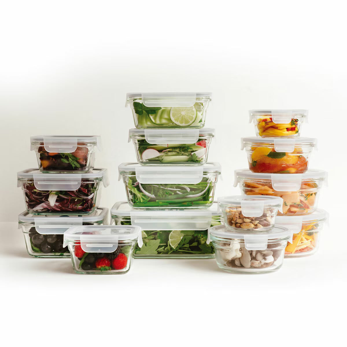 Glasslock Food Storage Set, 28 Piece – CHERISH LEWIS