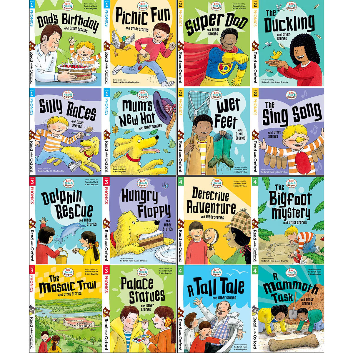 Biff, Chip and Kipper 4 Book Set (3-7 Years) in 4 Options – CHERISH LEWIS