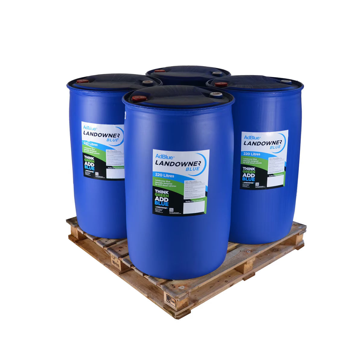 Landowner Blue Adblue Pallet - 4 X 220L Barrels (880 Litres) – CHERISH ...