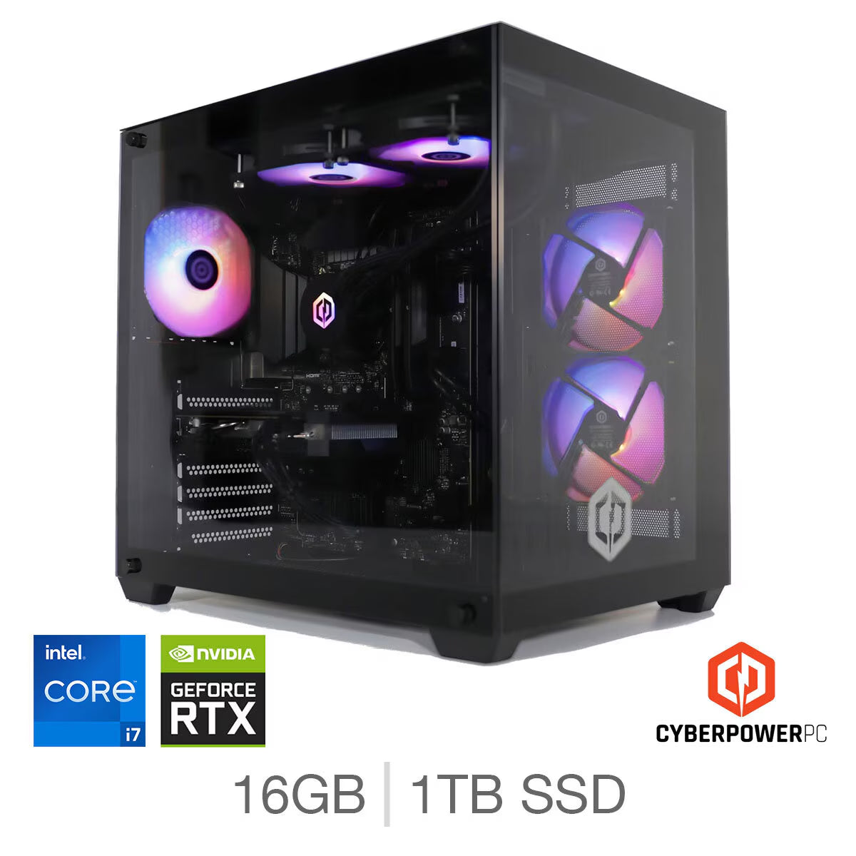 Cyberpower, Intel Core I7, 16GB RAM, 1TB SSD, NVIDIA Geforce RTX 5070 ...