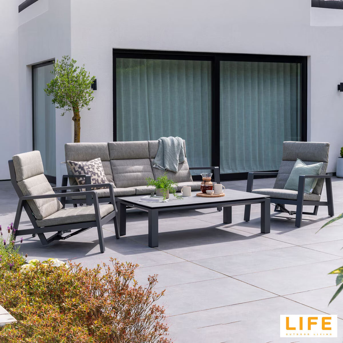 LIFE Outdoor Living Laguna 4 Piece Recliner Set – CHERISH LEWIS