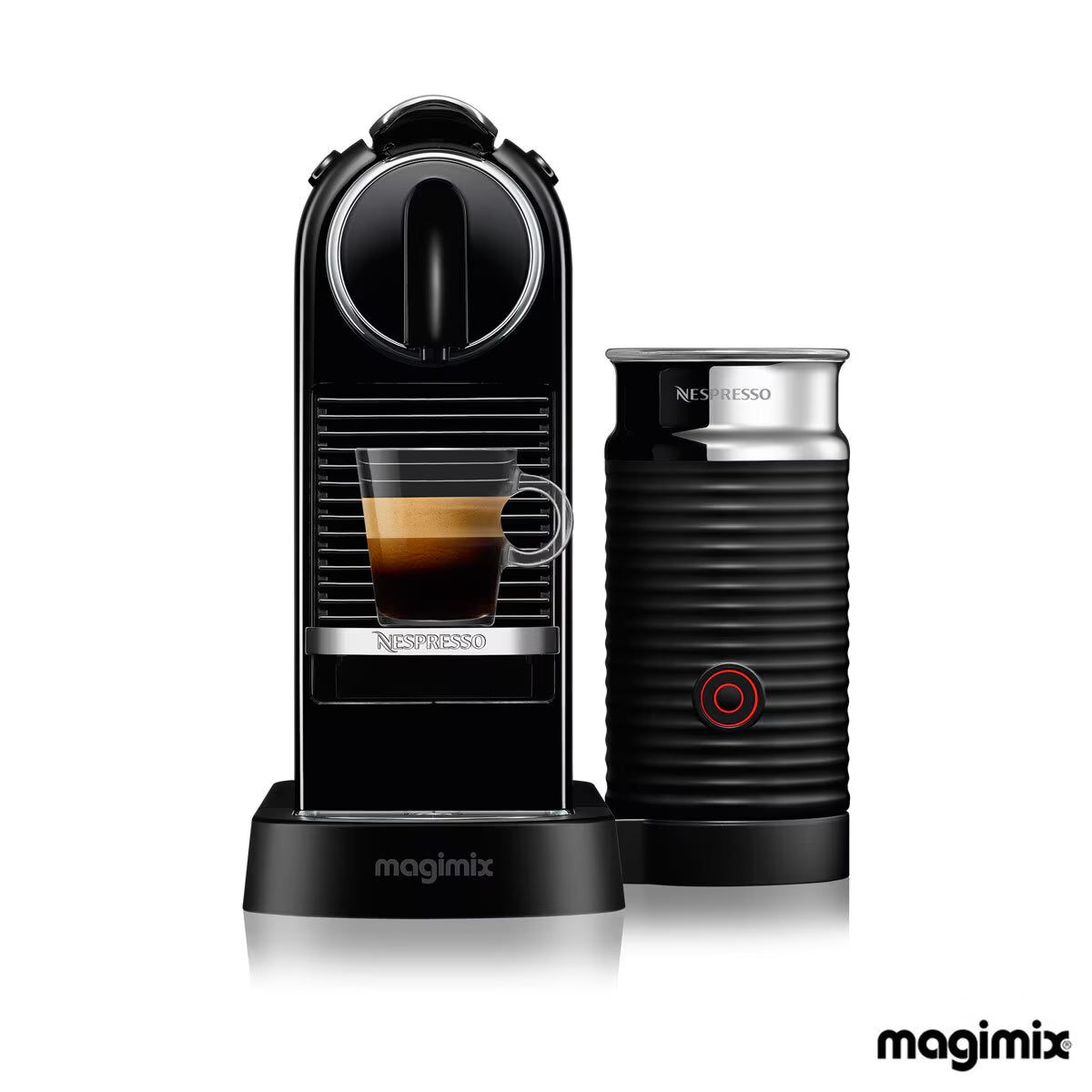 Nespresso by Magimix Citiz Capsule Coffee Machine & Aeroccino Milk Fro ...