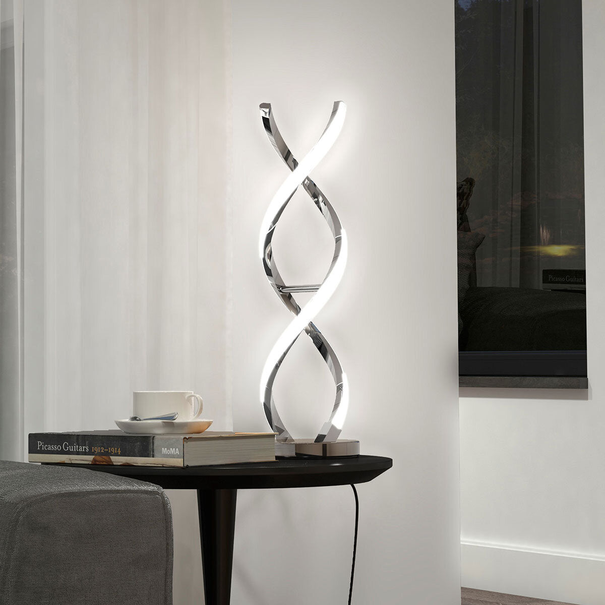 Artika Chrome Swirl LED Table Lamp – CHERISH LEWIS